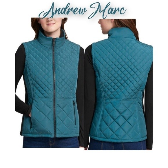 Andrew Marc | Jackets & Coats | Nwt Andrew Marc Med Collared Insulated ...